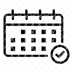 month icon, schedule icon, time icon, calendar icon, checklist icon ...