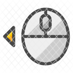 mouse icon, move icon, left icon, computer icon, interactive icon