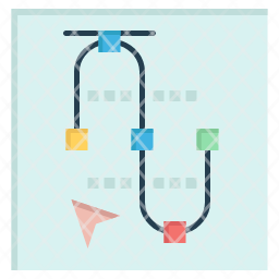 mouse icon, screen icon, vector icon, arrow icon