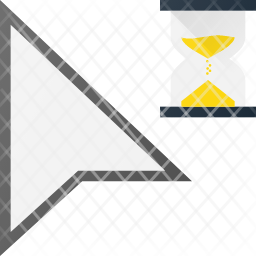 mousepointer icon, arrow icon, cursor icon, busy icon