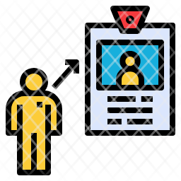 naming icon, name icon, identity icon, card icon, title icon