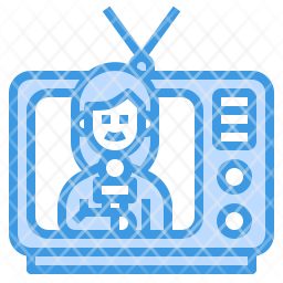 news icon, reporter icon, journalist icon, broadcast icon, channel icon ...