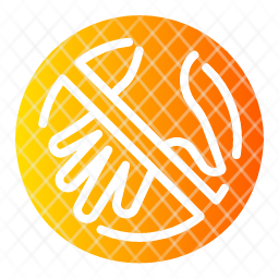 no icon, touch icon, hand icon, sign icon, prohibition icon, forbidden ...