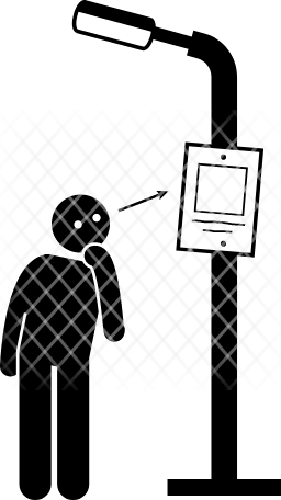 notice icon, pole icon, notification icon, bounty icon, poster icon ...