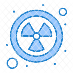 nuclear icon, radiation icon, radioactive icon, radioactivity icon
