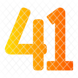 numbers icon, fourty icon, one icon, character icon, design icon ...