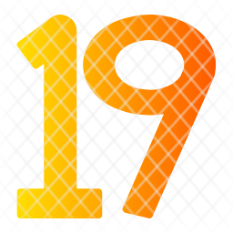 numbers icon, nineteen icon, number icon, character icon, design icon ...