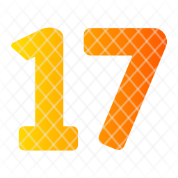 numbers icon, seventeen icon, number icon, character icon, design icon ...