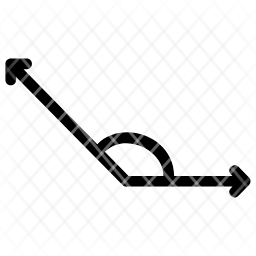 obtuse icon, angle icon, corner icon, calculator icon, mathematics icon ...