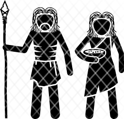 old icon, stone icon, age icon, stone age icon, ancient icon, human ...