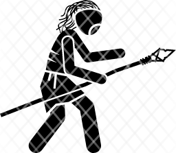 old icon, stone icon, age icon, stone age icon, human icon, hunter icon ...