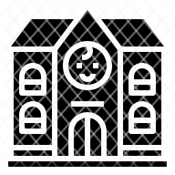 orphanage icon, orphan icon, edifice icon, building icon, house icon