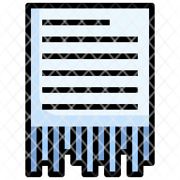 paper icon, filloutline icon, shredding icon, white icon, recycle icon ...