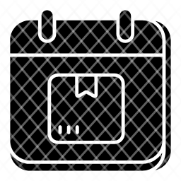 parcel schedule icon, logistic schedule icon, delivery schedule icon ...