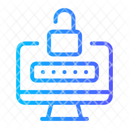 password icon, recovery icon, monitor icon, lock icon, intranet icon ...