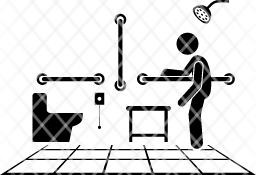 patient icon, hospital icon, sick icon, ill icon, bed icon, iv drip ...