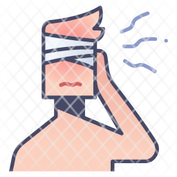 patient icon, injury icon, head icon, medical icon, treatment icon ...