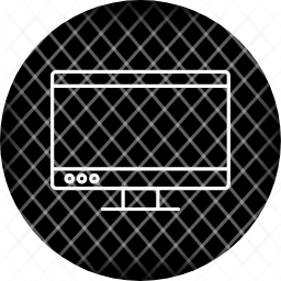 pc icon, monitor icon, vector icon, desktop icon, computer icon, screen ...