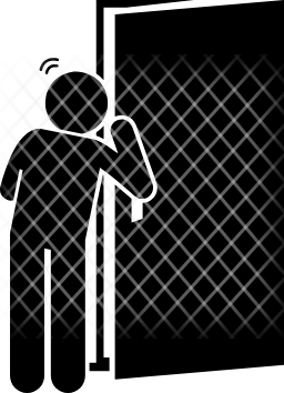 peep icon, peeping icon, spy icon, door icon, open icon, peek icon ...