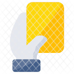 penalty card icon, red card icon, referee card icon, punishment card ...