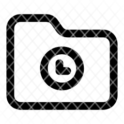 pending icon, folder icon, delay icon, clock icon, time icon, archive icon