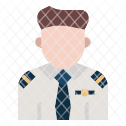 pilot icon, job icon, avatar icon, profession icon, occupation icon ...