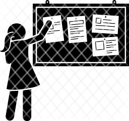 pin icon, board icon, bulletin icon, announcement icon, info icon ...