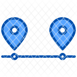 pin icon, distance icon, location icon