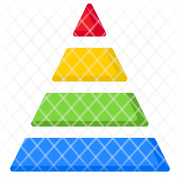 piramid icon, chart icon, infographic icon, element icon, arrow icon ...