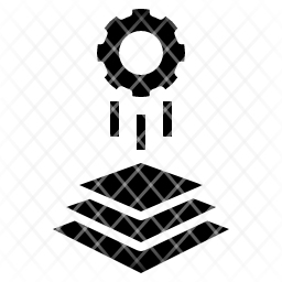 platform icon, layer icon, operation icon, process icon, system icon