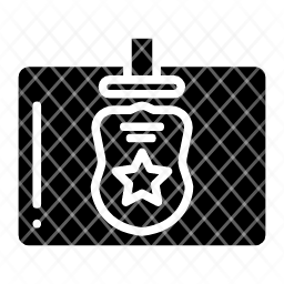 police icon, badge icon, cop icon, officer icon, identify icon, mark ...