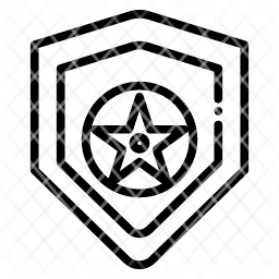 police icon, badge icon, cop icon, officer icon, identify icon, mark ...