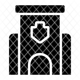 police icon, station icon, cop icon, office icon, lockup icon, law icon ...