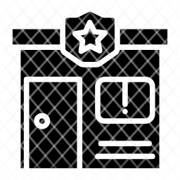 police icon, station icon, cop icon, office icon, lockup icon, law icon ...