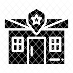 police icon, station icon, cop icon, office icon, lockup icon, law icon ...