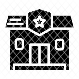 police icon, station icon, cop icon, office icon, lockup icon, law icon ...