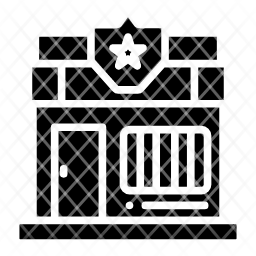 police icon, station icon, cop icon, office icon, lockup icon, law icon ...