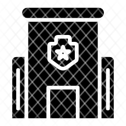 police icon, station icon, cop icon, office icon, lockup icon, law icon ...