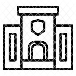 police icon, station icon, cop icon, office icon, lockup icon, law icon ...