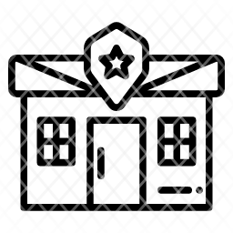 police icon, station icon, cop icon, office icon, lockup icon, law icon ...