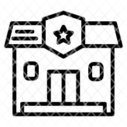 police icon, station icon, cop icon, office icon, lockup icon, law icon ...