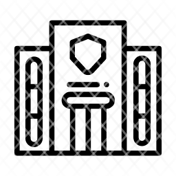 police icon, station icon, cop icon, office icon, lockup icon, law icon ...