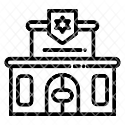 police icon, station icon, cop icon, office icon, lockup icon, law icon ...