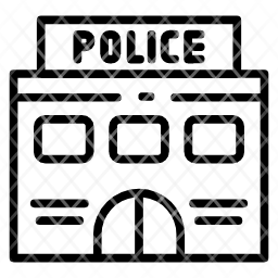 police icon, station icon, cop icon, office icon, lockup icon, law icon ...