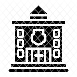 police icon, station icon, cop icon, office icon, lockup icon, law icon ...