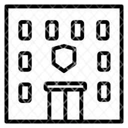 police icon, station icon, cop icon, office icon, lockup icon, law icon ...