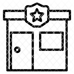 police icon, station icon, cop icon, office icon, lockup icon, law icon ...