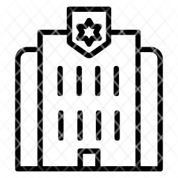 police icon, station icon, cop icon, office icon, lockup icon, law icon ...