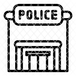 police icon, station icon, cop icon, office icon, lockup icon, law icon ...