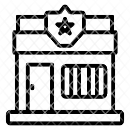 police icon, station icon, cop icon, office icon, lockup icon, law icon ...